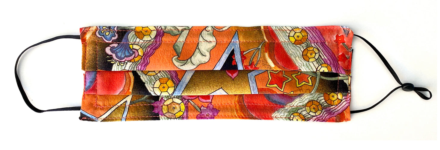 "Dreamweaver" Reversible Silk Face Mask – Candice Held